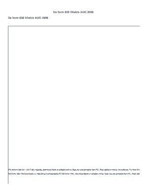 Fillable Online Da form 638 fillable AUG 2006 Fax Email Print - pdfFiller
