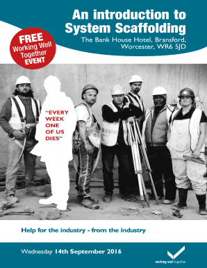 Fillable Online System Scaffolding Fax Email Print - pdfFiller