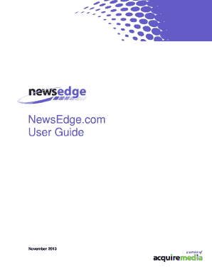 Fillable Online Accessing NewsEdge Fax Email Print - pdfFiller