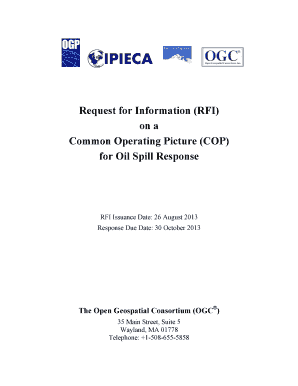 Fillable Online Common Operating Picture (COP) Fax Email Print - pdfFiller