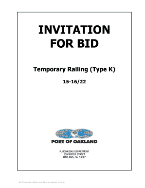 Fillable Online Temporary Railing (Type K) Fax Email Print - pdfFiller
