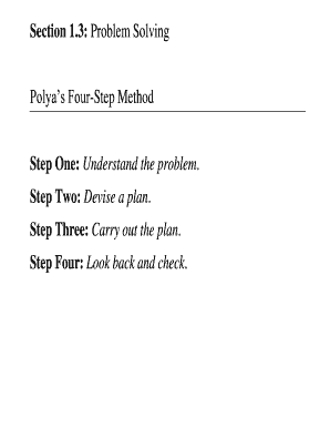 Fillable Online 3: Problem Solving Fax Email Print - pdfFiller