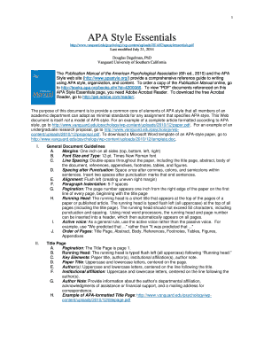 Fillable Online APA Style Essentials Fax Email Print - pdfFiller