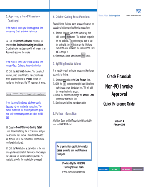 Fillable Online Approving a Non-PO Invoice Continued Fax Email Print ...