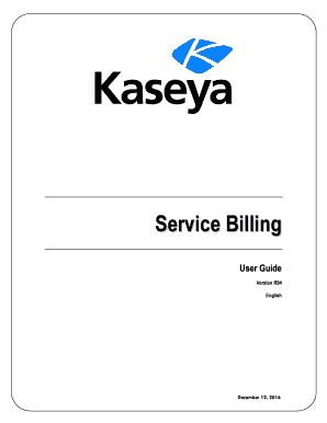 Fillable Online Service Billing Fax Email Print - pdfFiller