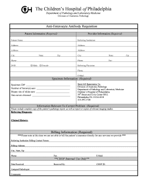 Fillable Online Division of Anatomic Pathology Fax Email Print - pdfFiller