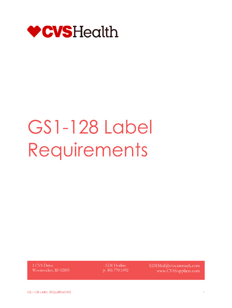 Fillable Online GS1-128 Label Fax Email Print - pdfFiller
