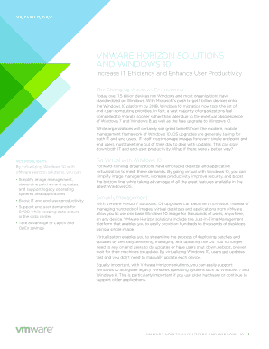 Fillable Online VMWARE HORIZON SOLUTIONS Fax Email Print - pdfFiller