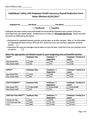 Fillable Online Payroll Effective Date: Fax Email Print - pdfFiller