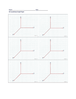 Fillable Online R3 Coordinate Graph Paper Fax Email Print - pdfFiller