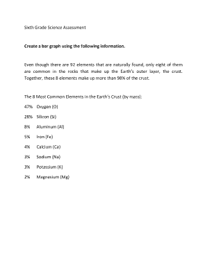 Fillable Online bhs mcps Sixth Grade Science Assessment Fax Email Print ...