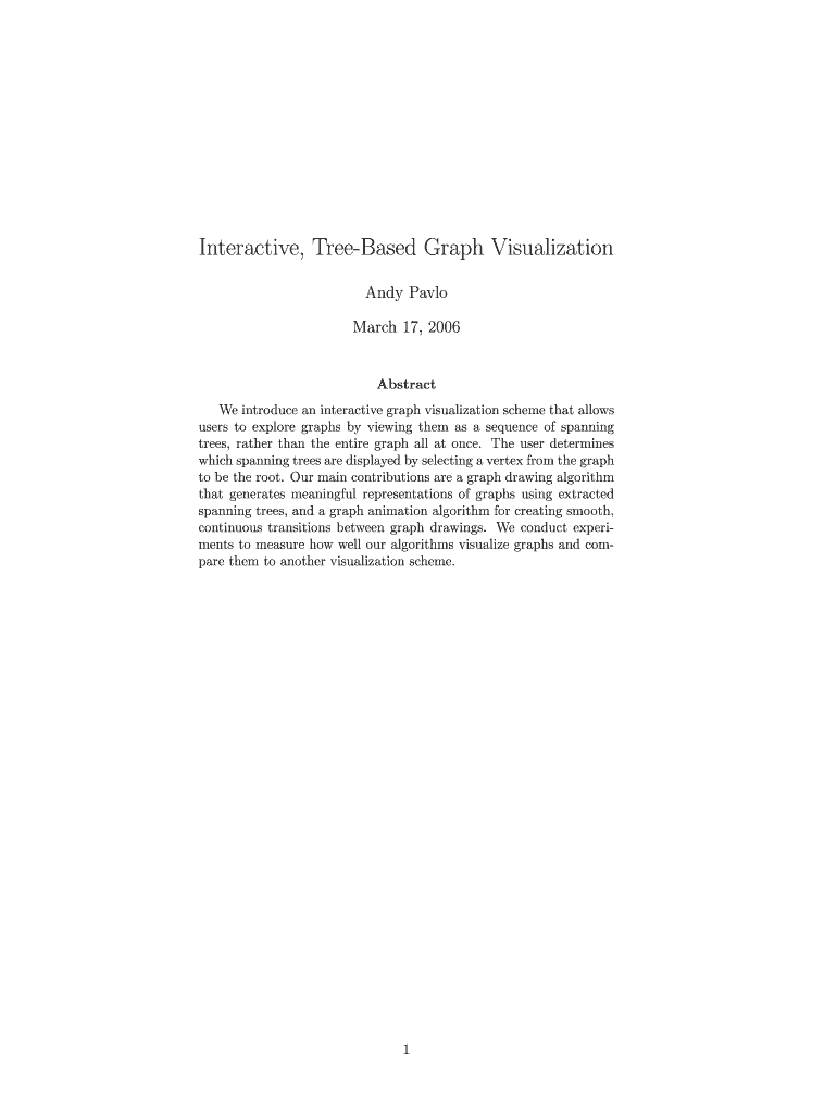 Fillable Online Interactive, Tree-Based Graph Visualization Fax Email ...