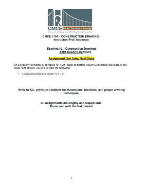 Fillable Online Drawing 10 Construction Drawings Fax Email Print ...