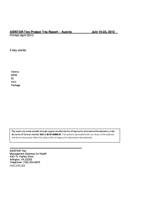 Fillable Online pdf usaid sample trip report - Headquarters Marine ...