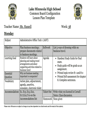 Fillable Online Teacher Name: Ms Fax Email Print - pdfFiller