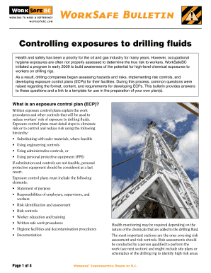 Fillable Online WorkSafe Bulletin Fax Email Print - pdfFiller