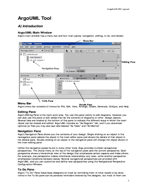 Fillable Online ArgoUML Tool Fax Email Print - pdfFiller