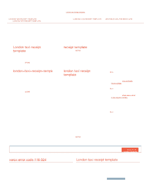 London Taxi Receipt Pdf - Fill Online, Printable, Fillable, Blank ...