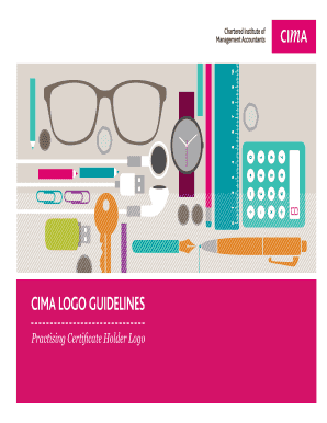 Fillable Online CIMA LOGO GUIDELINES Fax Email Print - pdfFiller