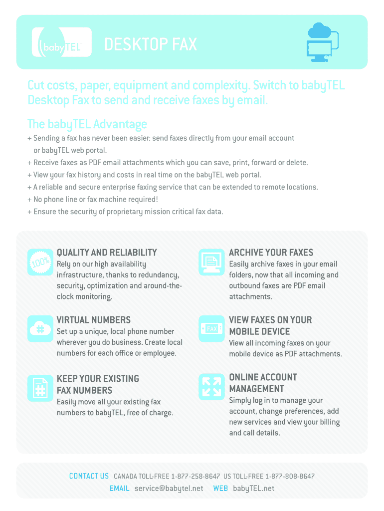 Fillable Online DESKTOP FAX Fax Email Print - pdfFiller