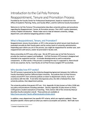 Fillable Online Introduction to the Cal Poly Pomona Fax Email Print ...