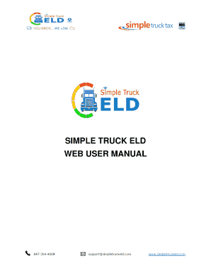 Fillable Online SIMPLE TRUCK ELD Fax Email Print - pdfFiller