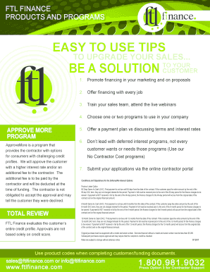 Fillable Online FTL Rate Sheet Fax Email Print - pdfFiller