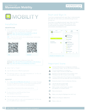 Fillable Online Momentum Mobility Fax Email Print - pdfFiller
