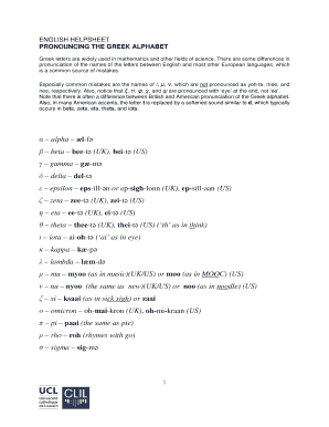 Fillable Online ENGLISH HELPSHEET Fax Email Print - pdfFiller