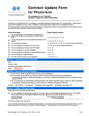 Fillable Online Contract Update Form Fax Email Print - pdfFiller