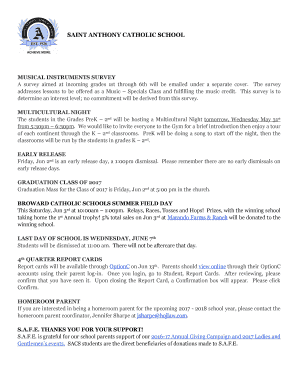 Fillable Online MUSICAL INSTRUMENTS SURVEY Fax Email Print - pdfFiller