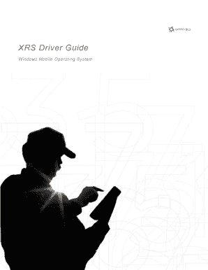 Fillable Online XRS Driver Guide Fax Email Print - pdfFiller
