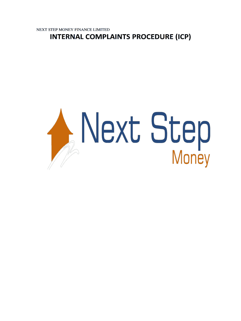 Fillable Online NEXT STEP MONEY FINANCE LIMITED Fax Email Print - pdfFiller