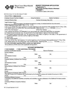 Fillable Online Blue Cross and Blue Shield of Montana Fax Email Print ...