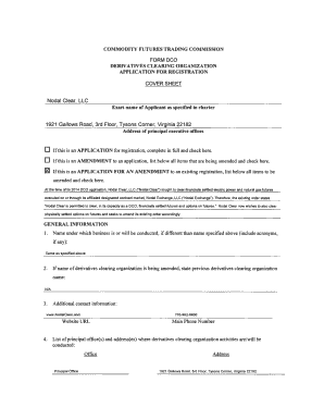 Fillable Online FORM DCO Fax Email Print - pdfFiller