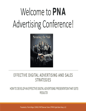 Fillable Online Welcome to PNA Fax Email Print - pdfFiller