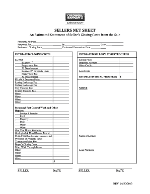 Fillable Online Seller's Closing Statement, Explained: Your Line-By ...