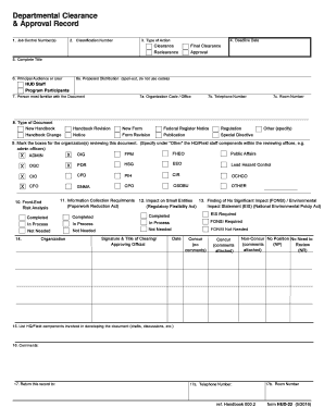 Fillable Online Departmental Clearance Fax Email Print - pdfFiller