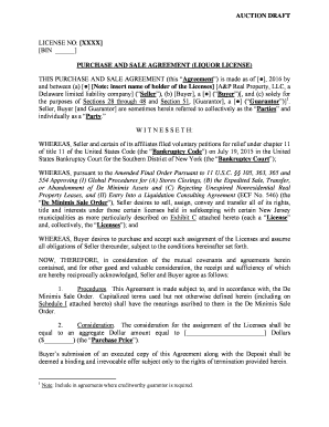 Fillable Online AUCTION DRAFT Fax Email Print - pdfFiller