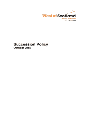 Fillable Online Succession Policy Fax Email Print - pdfFiller