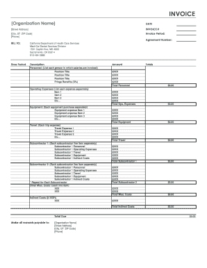 Fillable Online Invoice Period: Fax Email Print - pdfFiller