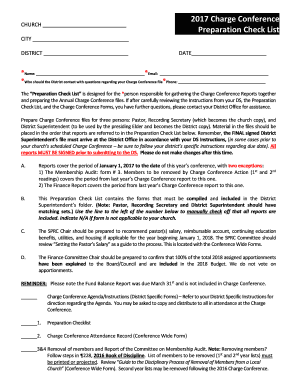 Fillable Online Preparation Check List Fax Email Print - pdfFiller