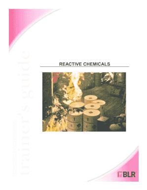 Fillable Online REACTIVE CHEMICALS Fax Email Print - pdfFiller