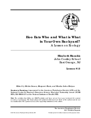 Fillable Online Hoo Eats Who and What is What Fax Email Print - pdfFiller