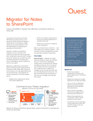 Fillable Online Migrator for Notes Fax Email Print - pdfFiller