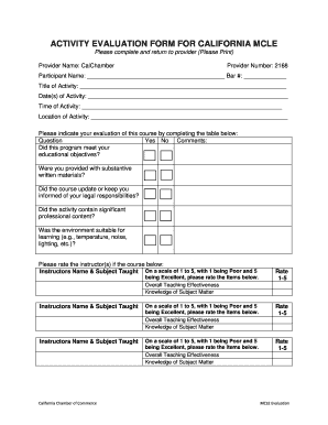 Fillable Online MCLE Instructions Fax Email Print - pdfFiller