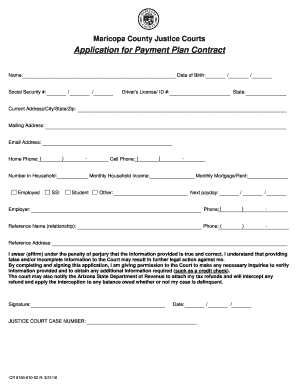 Fillable Online Payment Plan Contract Fax Email Print - pdfFiller