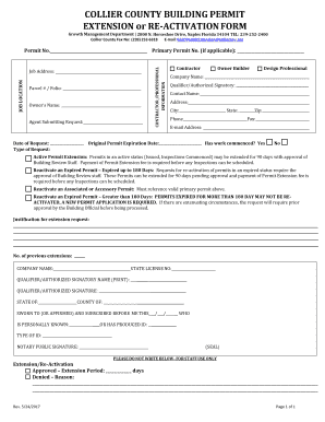 Fillable Online COLLIER COUNTY BUILDING PERMIT Fax Email Print - pdfFiller