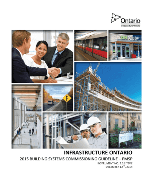 Fillable Online INFRASTRUCTURE ONTARIO 2015 Building Systems Commissioning Guideline Fax Email ...