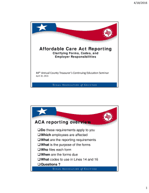 Fillable Online ACA reporting overview Fax Email Print - pdfFiller